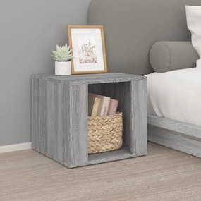 vidaXL Noční stolek 41 x 40 x 36 cm kompozitní dřevo [816545] Barva: Betonová šedá