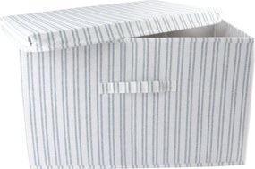 Sinsay - Skládací úložný box s pruhy - zelená