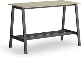 Vysoký barový stůl, 1600 x 800 mm, dub přírodní