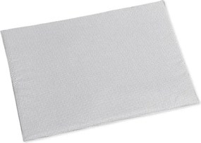 Bellatex Polštářek pro kojence do postýlky 42x32 cm tenký Kostička šedá, bílá