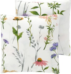 Livarno® Potah na polštář, 50 x 60 cm, 2 kusy (květiny)