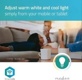 Nedis Smart LED žárovka GU10 / LED žárovka / GU10 / 330 lm / 4,5 W