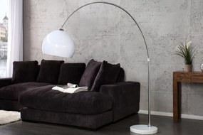 Stojací lampa Big Bow bílá 185 - 205 cm