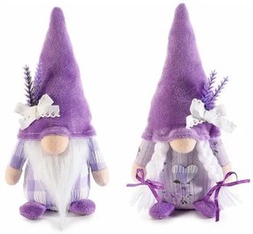 Set levandulových skřítků 20 cm