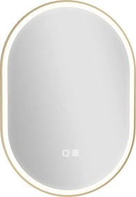 HOMCOM LED koupelnové zrcadlo 100 × 70 cm s Bluetooth