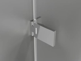 Mexen Lunar-F skládací sprchové dveře levé 65 cm, transparentní, chrom - 836-065-000-01-00-L