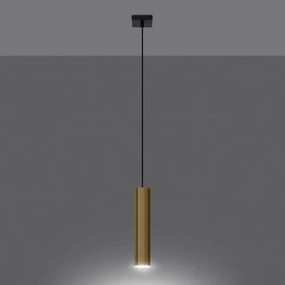 Závěsná lampa SOLLUX LAGOS 1 leštěné zlato GU10 1x10W bez žárovky SL.1200