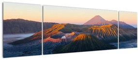 Obraz hory Bromo v Indonésii (170x50 cm)