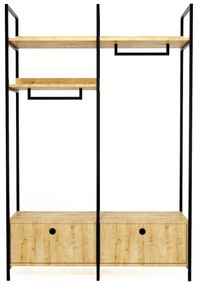 Kalune design Otevřená šatní skříň PERM 120x180 cm