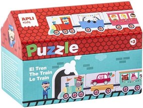 Apli puzzle dům vláček