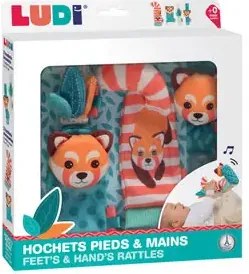 Ludi Chrastítka na ruce a nohy / od 0 měsíců