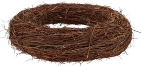 Hnědý věnec z jilmových větví Elm Branch - Ø 50*14 cm