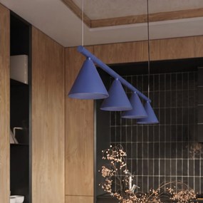Sollux Lighting Lustr NOX 4L ultramarín