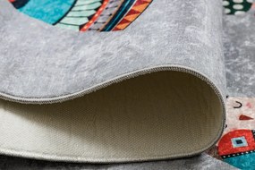 Dywany Łuszczów Dětský kusový koberec Bambino 2160 Indian grey Rozměry koberců: 120x170