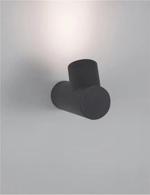 NV 9291701 Venkovní nástěnné svítidlo RAMO tmavě šedý hliník skleněný difuzor GU10 1x7W 220-240V IP65 bez žárovky - NOVA LUCE