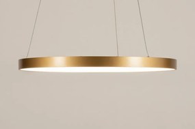 Závěsné designové LED svítidlo nad stůl Opus Maximus Gold 58