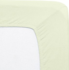 Florella Prostěradlo Solit Jersey Minze, 180-190x200 cm