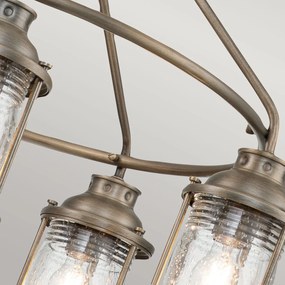 Elstead Venkovní lustr do pergoly Kichler ASHLAND 5xE27 bronz IP44