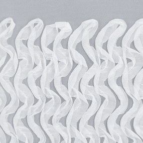 ZÁCLONA NA PÁSCE LORIS 140X270 CM BÍLÁ