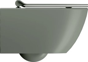 GSI GSI, PURA závěsná WC mísa, Swirlflush, 55x36 cm, agave dual-mat, 881504