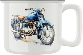 Keramický retro hrnek "Motorka", Keramický retro 500 ml