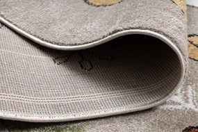 Dywany Łuszczów, Dětský kusový koberec Fun Forester beige, 80x150, vícebarevná, dětský pokoj