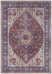 Hanse Home, Kusový koberec Asmar 104000 Plum/Red, 80x150, červená, chodba / předsíň