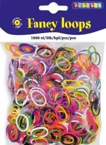 PLAYBOX Gumičky Fancy Loops / 1000 ks / na pletení náramků