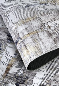 ELLE Decoration, Kusový koberec Imagination New 106037 Anthracite/Gold z kolekce Elle, 80x150, šedá, ložnice
