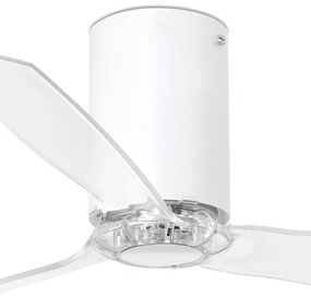 FARO 32039-Stropní ventilátor MINI TUBE VENTIL čirá pr. 128 cm +dálkové ovládání