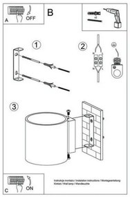Nástěnné svítidlo SOLLUX Orbis 1 G9 1x40W bez zdroje SL.0050