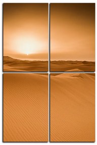 Obraz na plátně - Pouště Sahara  - obdélník 7131D (120x80 cm)