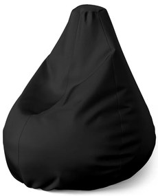 Sedací vak Pear černá - dětský, černá
