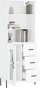 Skříň highboard bílá 69,5 x 34 x 180 cm kompozitní dřevo 3189517