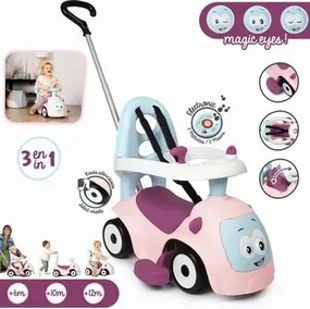 Smoby Odrážedlo Maestro 3v1 elektronické růžová / od 6 měsíců