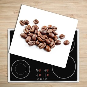 Skleněné deska do kuchyně Zrnková káva 60x52 cm