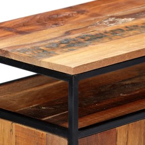 Odkládací skříňka 60x35x76 cm masivní recyklované dřevo a ocel 282727