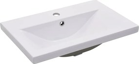 Set koupelnového nábytku bílý kompozitní dřevo 3071180