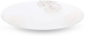 SKLENĚNÝ TALÍŘ LIMITED COLLECTION BLANCA 37X4 CM BÍLÁ