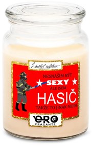 Svíčka Sexy hasič (Vůně svíčky: Vanilka)