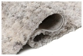Kusový koberec shaggy Cahil šedý 140x200cm