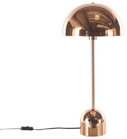 Kovová stolní lampa, měděná MACASIA Beliani