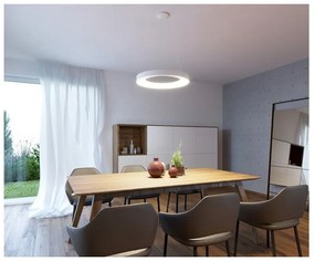 Led2 Závěsné LED svítidlo BELLA P-Z ø 60 cm, bílá Varianty: 3000K/4000K ZIGBEE TW