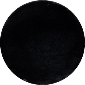 Dywany Łuszczów, Kusový koberec Visco Rabbit Dark grey 5 kruh, 160x160 (průměr) kruh, šedá, dětský pokoj