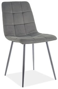 Jídelní židle Marlana (šedá + černá). 1050500