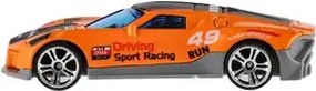 TEDDIES Auto sportovní 6 ks 8 cm / Hračka / Kov/plast / Volný chod / o