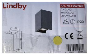 Lindby Lindby - Nástěnné svítidlo GERDA 2xGU10/50W/230V LW1192