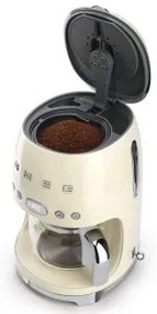 SMEG DCF02CREU kávovar na přelévanou kávu, krémová