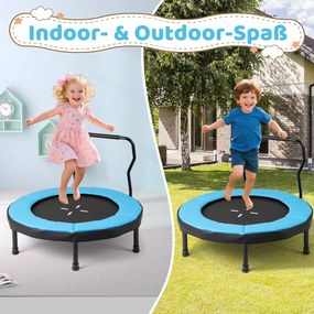 Costway Ø102 cm dětská trampolína s odnímatelnou rukojetí mini trampolína do 100