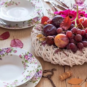 Porcelánová sada talířů BEAUTY 18 ks